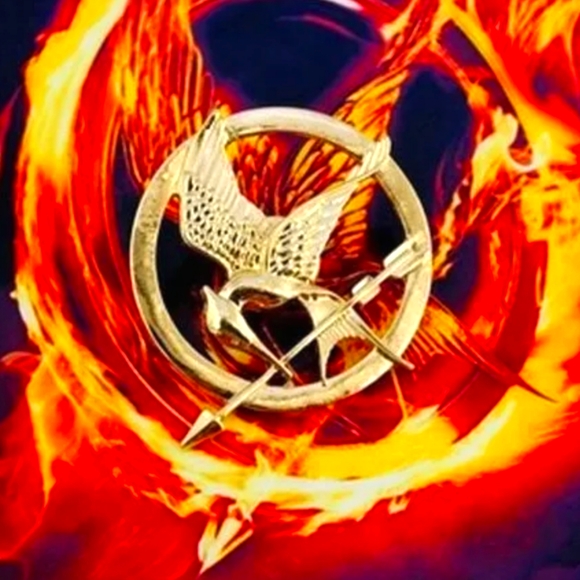 unknown | Jewelry | 525 Hunger Games Mockingbird Pin Gold Color New ...